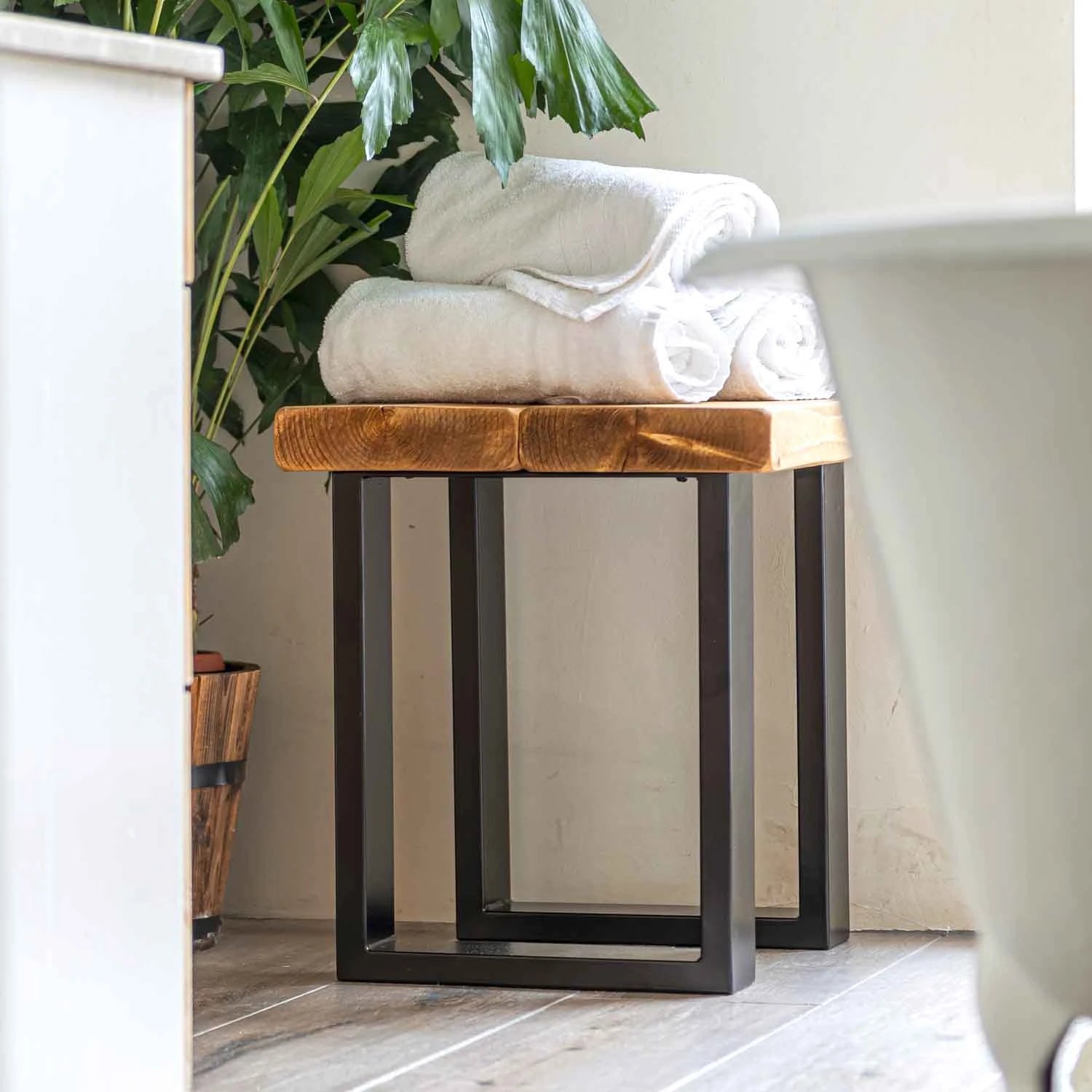 Rustic Wooden Side Tables - Ben Simpson Furniture