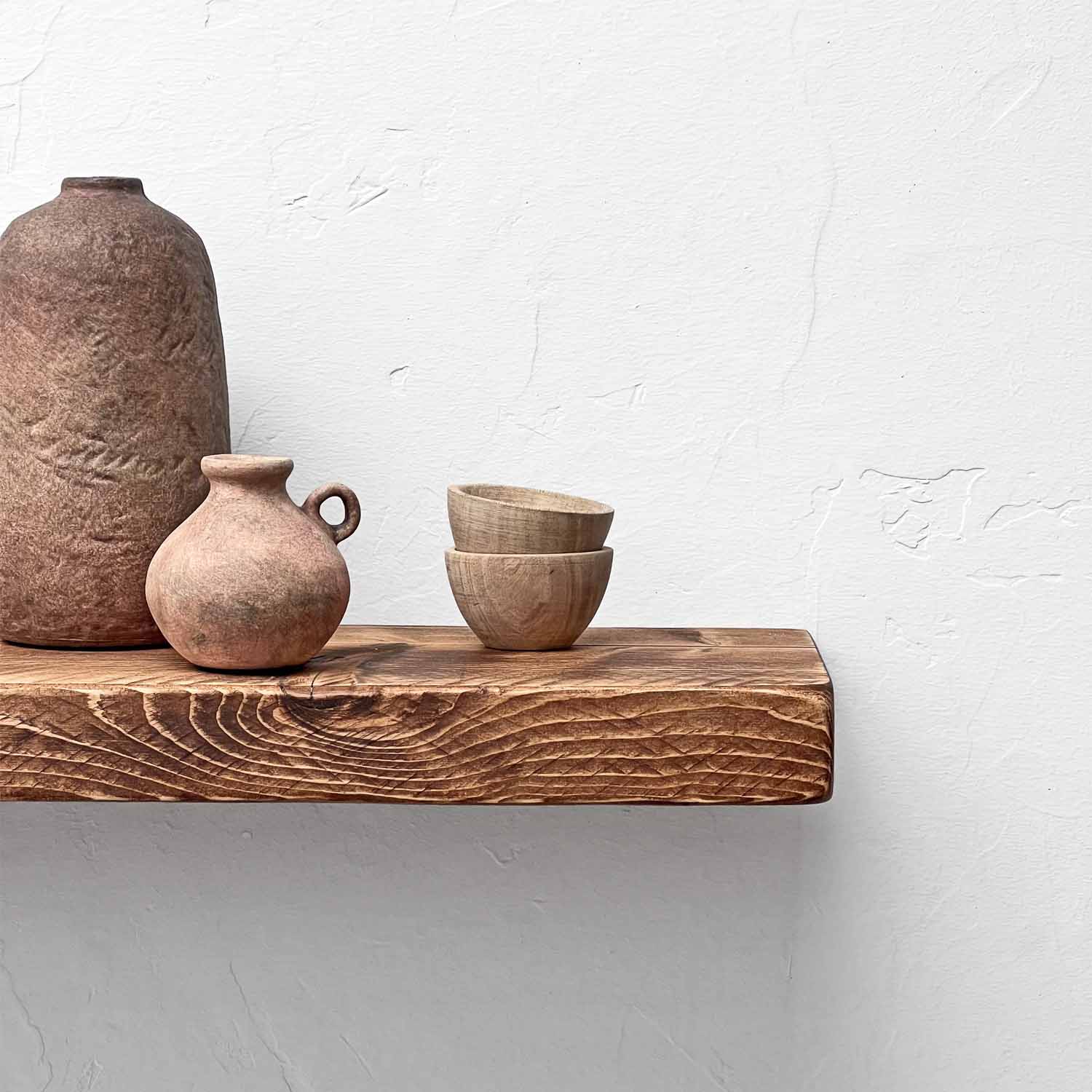Reclaimed Wooden Floating Shelf | 22cm Depth – Ben Simpson Furniture