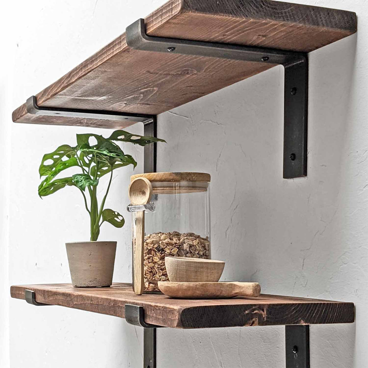 Ben Simpson Furniture | Thin Lipped Bracket Shelf - 22cm Depth