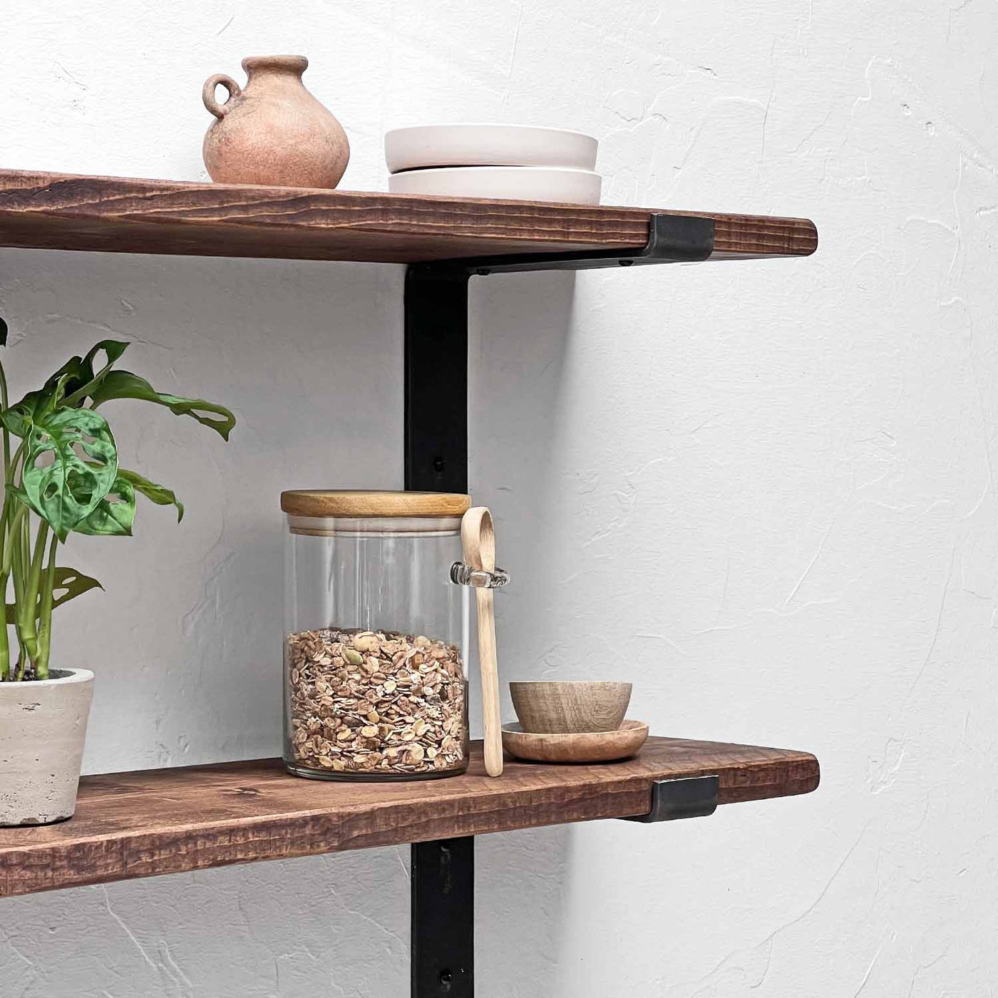 Ben Simpson Furniture | Thin Lipped Bracket Shelf - 22cm Depth