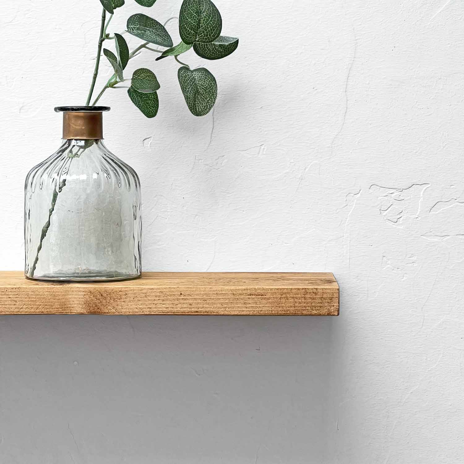 Contemporary Thin Wooden Floating Shelf | 15cm Depth – Ben Simpson ...